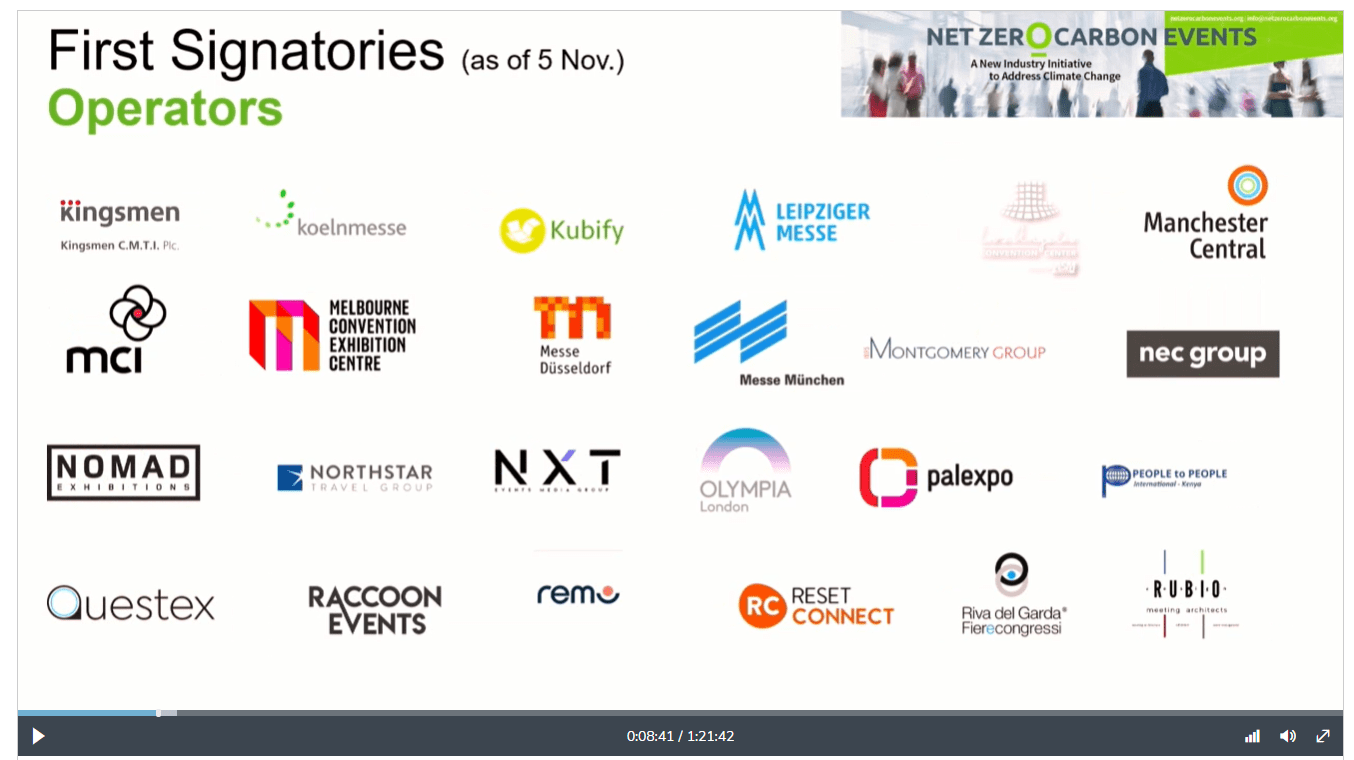 Kubify signs “Net Zero Carbon Events” pledge – Kubify ePosters